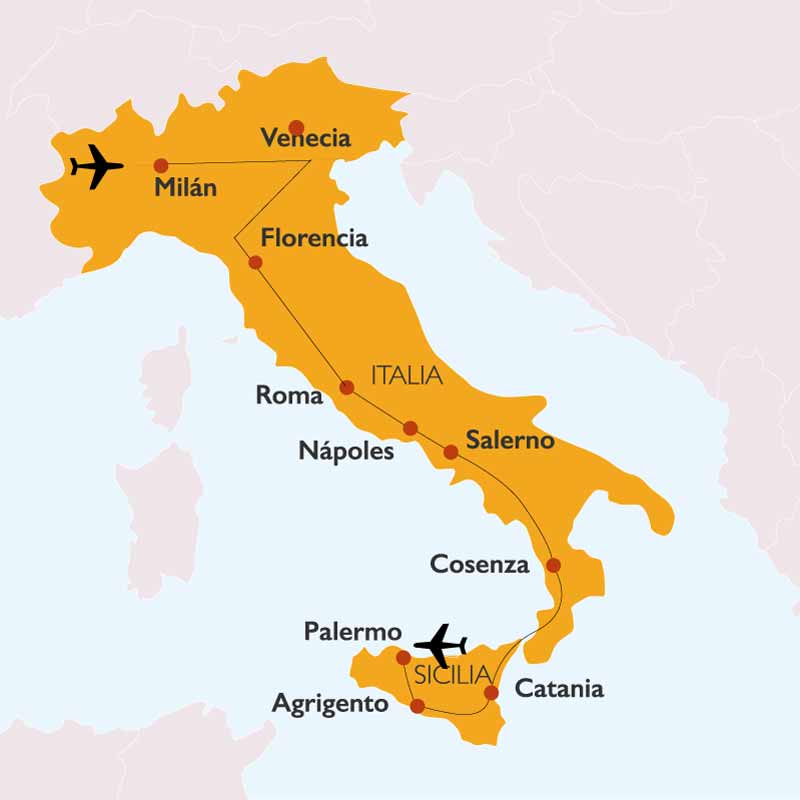 Programa Tutta Italia - Patiperro Viajes